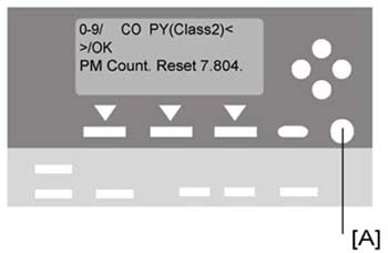 Service Mode, Troubleshooting > Ricoh > MPC1800 > Maintenance. PM Counter
