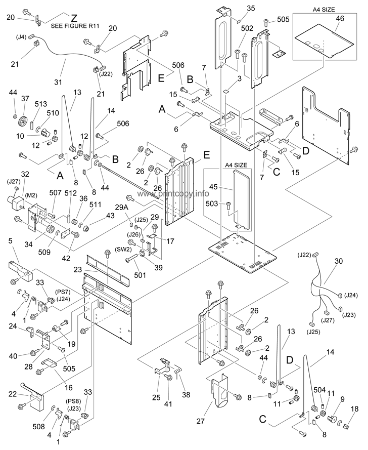 Parts Catalog > Canon > Paper Deck L1 > page 4